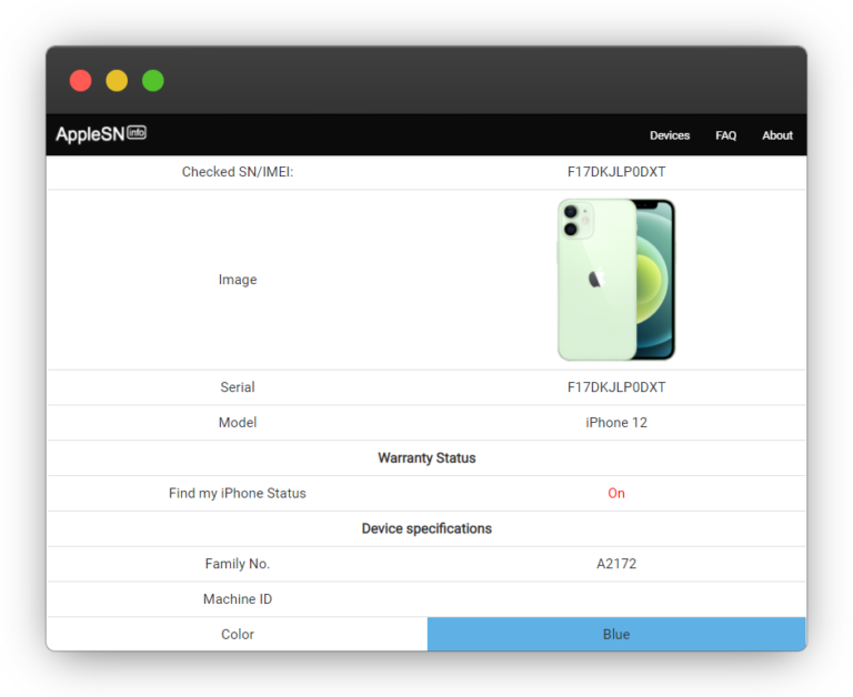 Apple IPhone 12 Serial Number Lookup AppleSN info apple-iphone-12-serial-number-lookup-applesn-info